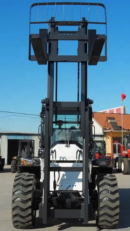 Chinese All Terrain Forklift Articulated Frame 4x4 Off-road Forklift Mini Loader Forklift - Buy ...