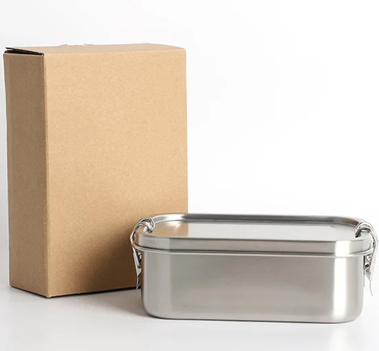 Food Grade Rectangular Metal Aluminium Bento Lunch Box - Buy Lunch Box ...
