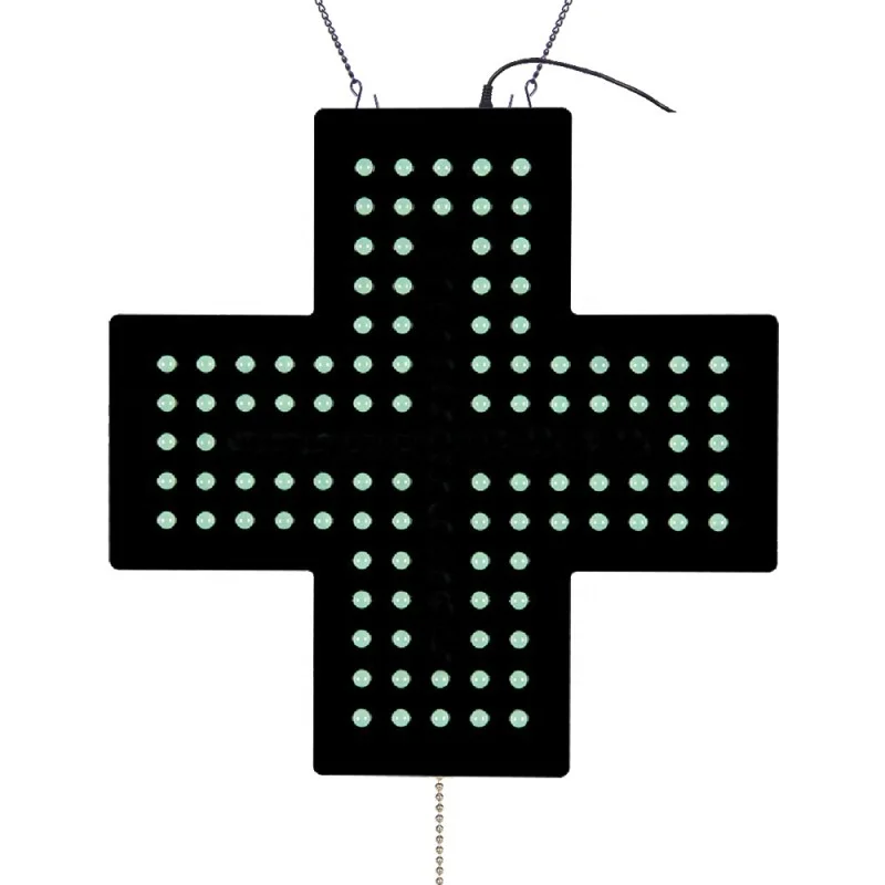 Pharmacie Indoor Hospital Cross Sign Led Display Screen Pharmacy Led ...