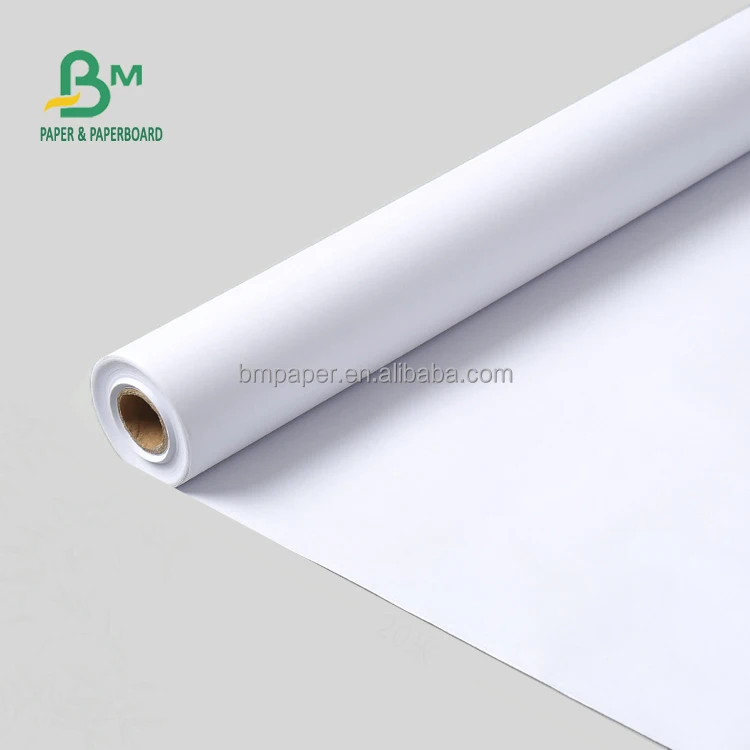 20LB White CAD Plotter Paper for Drawing 30'' * 150yard Excellent Ink ...