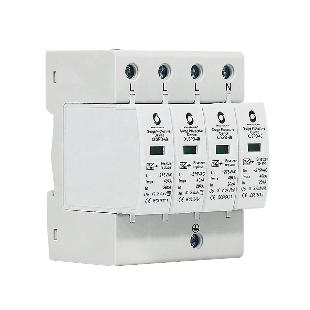 AC Surge Protective Device - XLSPD-60 3P Uc 385V 30KA-60KA