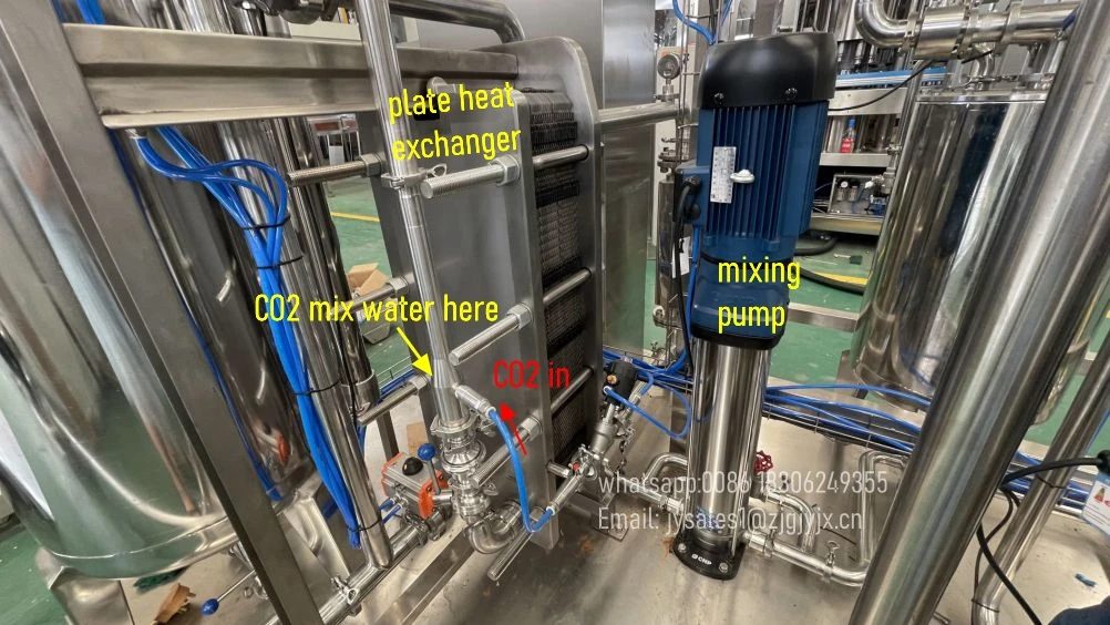 Automatic Carbonated Soft Drink Mixer CO2 Soda Carbonation Machine ...