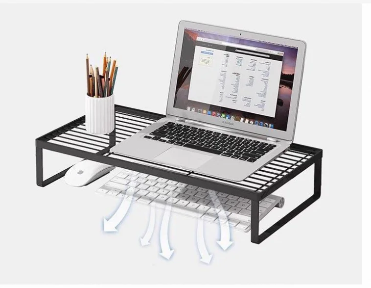 Portable Without Installation Computer Elevated Rack Desktop Storage ...