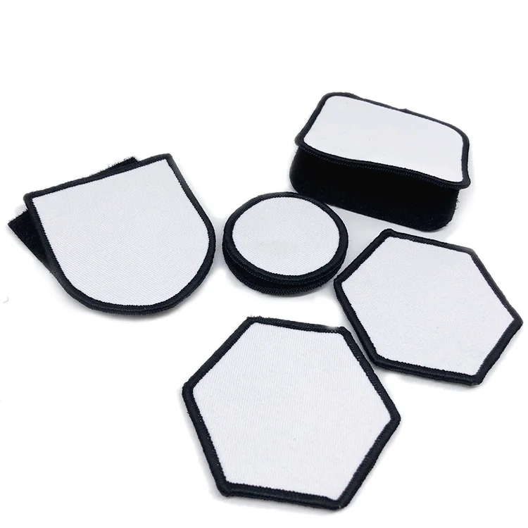 Wholesale Sublimation Blank Hat Patches Custom Any Size Shape White ...