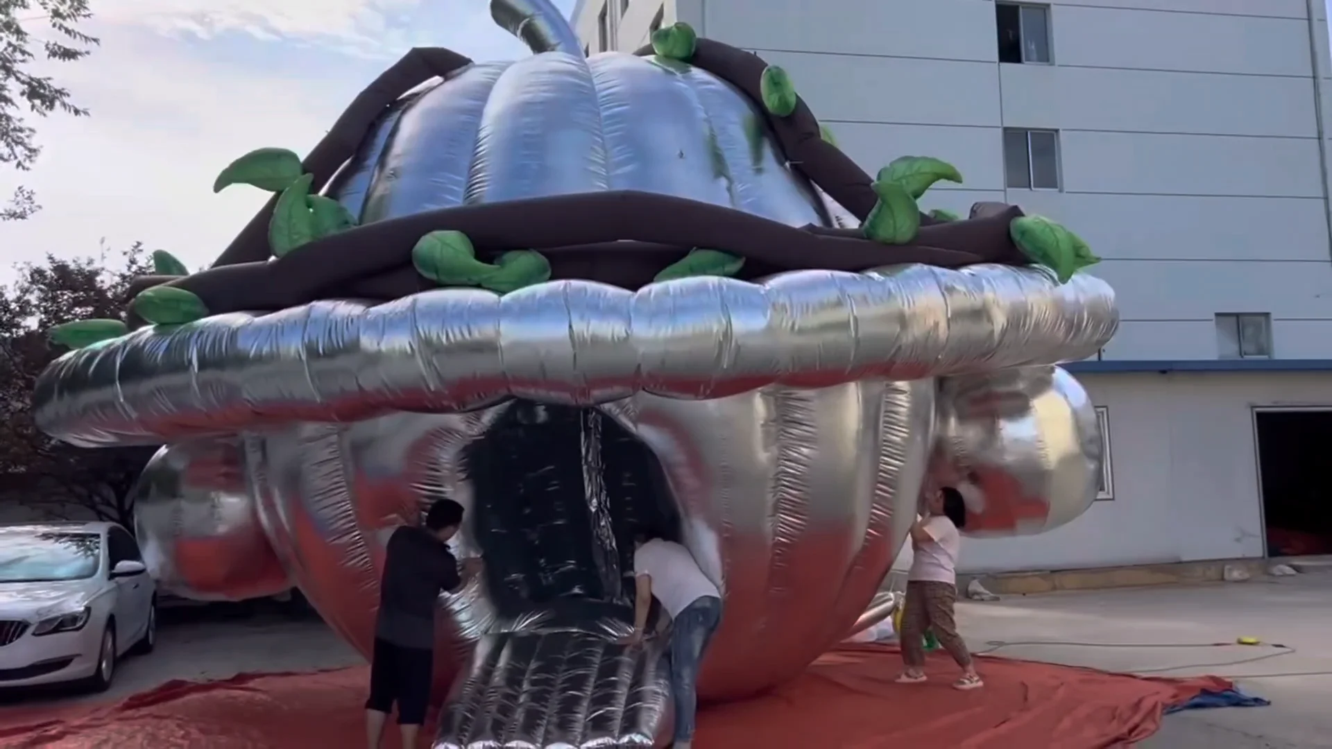 Inflatables Factory Newest Design Inflatable Ufo Tent House With Rattan ...