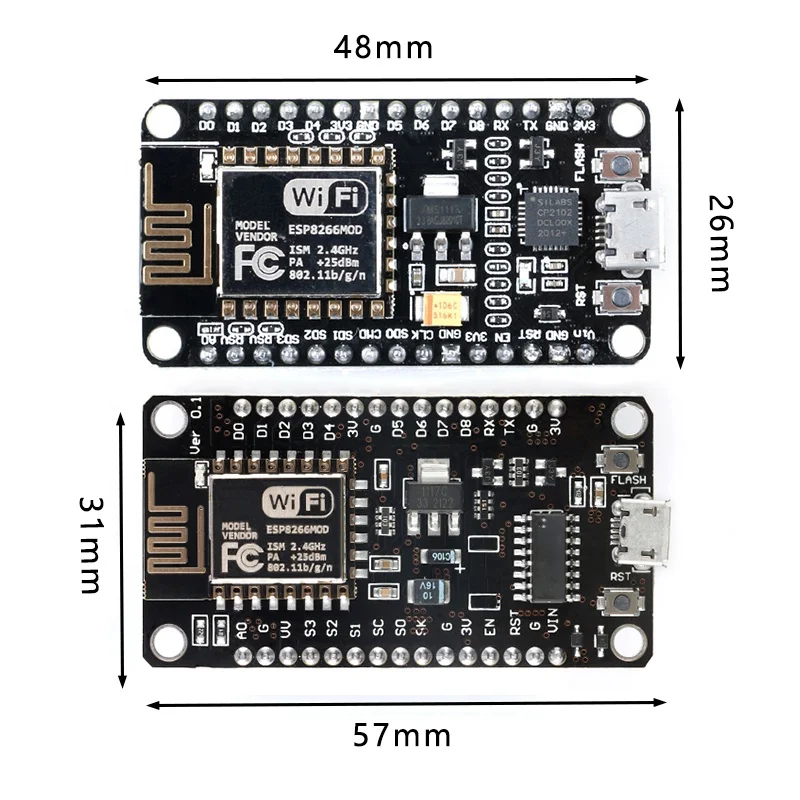 Original ESP8266 Serial Wireless CH340 CP2102 node mcu wemos d1 mini V3 Lua Development Board ...