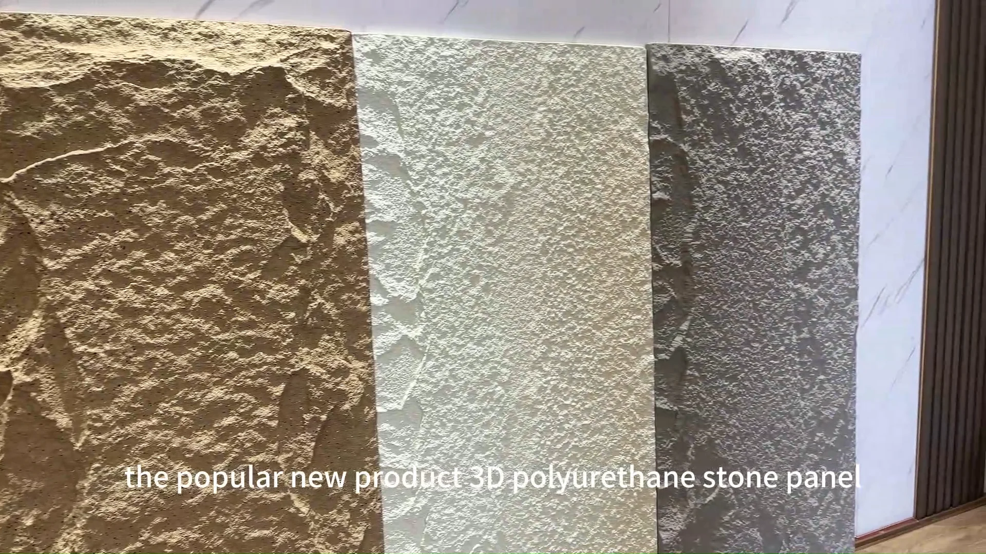 Customized Decoration 3d Pu Wall Panel Water Proof No Deformation,Fire ...