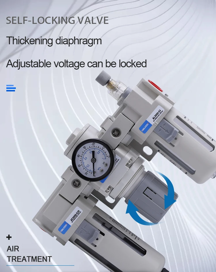 Air Filter Regulator And Lubricator Combination Frl Two Units Wholesale ...