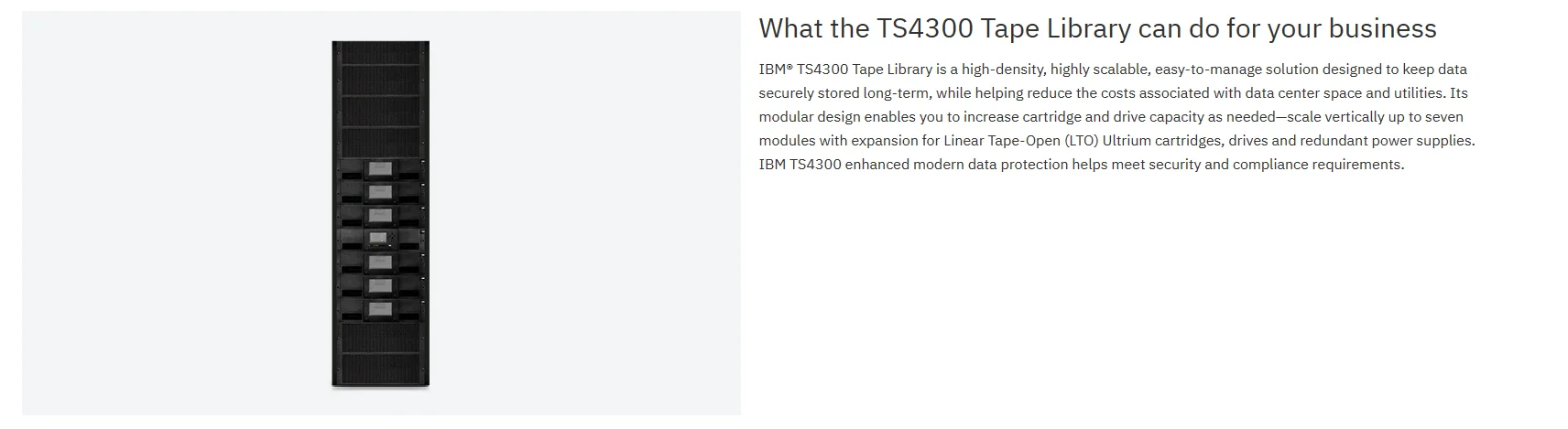 Ibm Ts4300 3u Tape Library Expansion Unit Stock Available