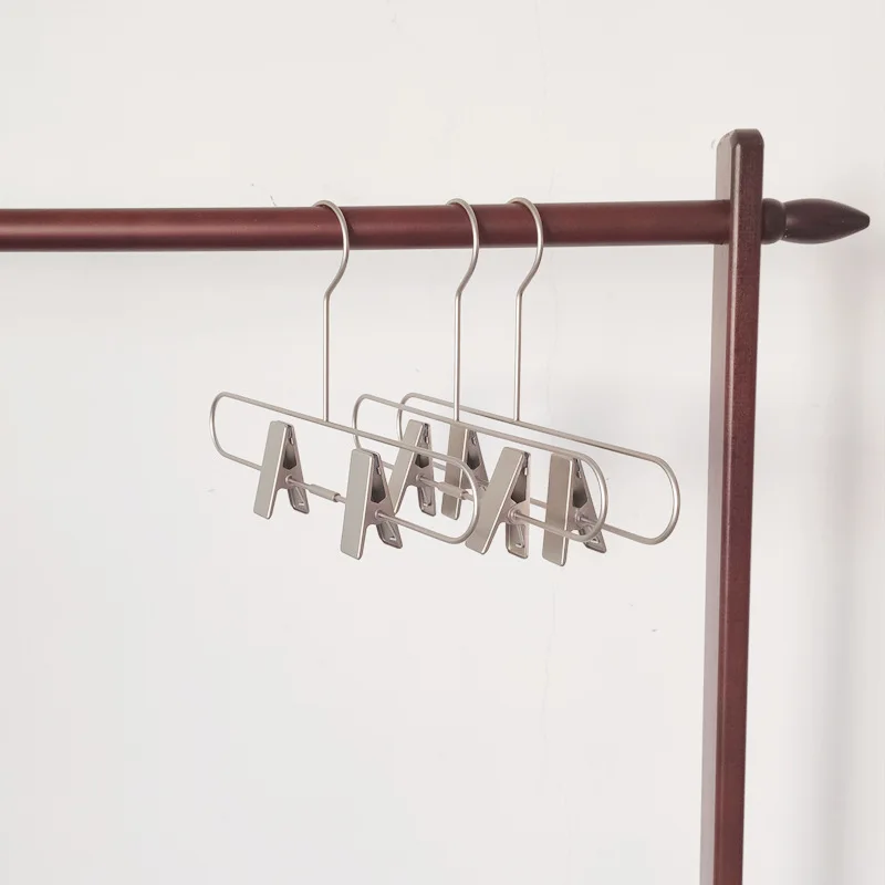 Customized Stand Clothes Hanger Rack Save A Space Silvery Golden Rose ...