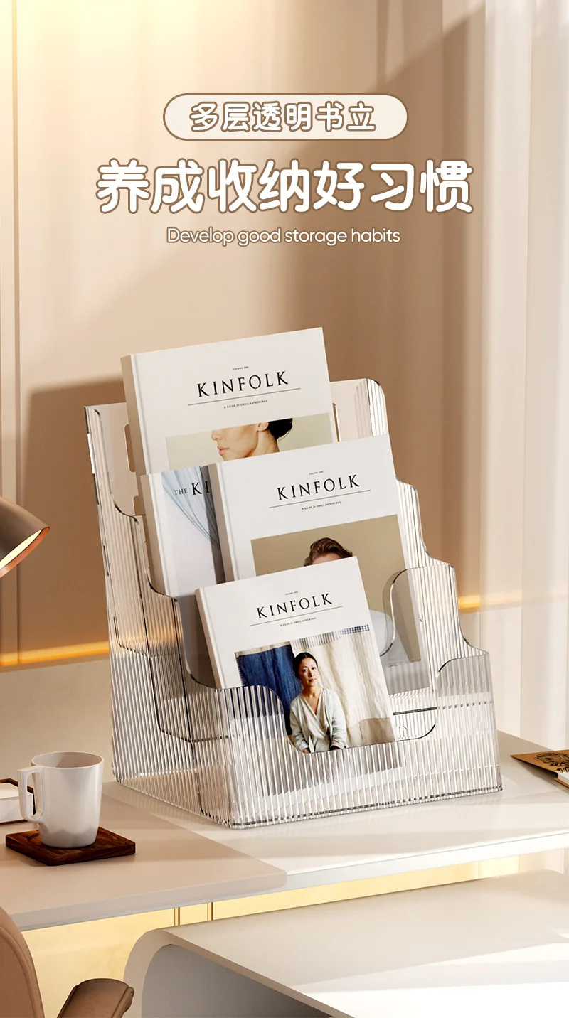 Clear Acrylic Tri-fold Brochure Holder Handmade Perspex Pamphlet ...