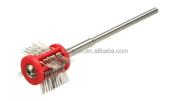 Professional Red Matte Texturing Brush 2.35mm Shank Jewelry Polishing ...