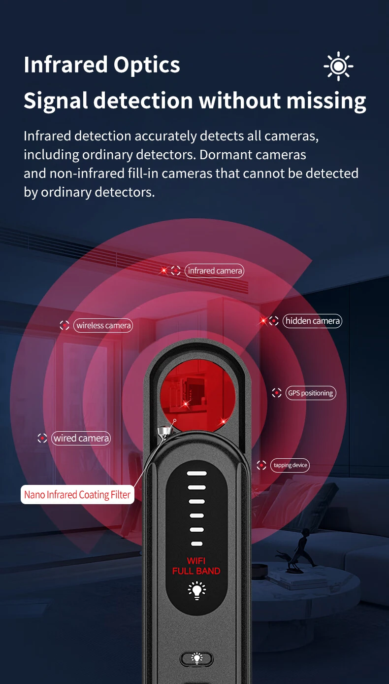 T01 Portable Pen Shape Signal Detector for Home Security