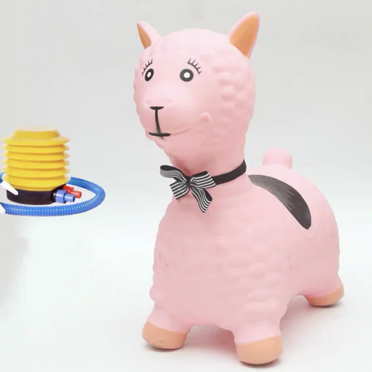 Cheap Inflatable Llama Rabbit Giraffe Cow Cute Animal Hopper Jumping ...