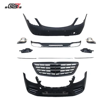 Gbt Auto Parts Body Kit Include Pp Abs Material Front/rear Bumper Grille Year 2018 For Mercedes ...