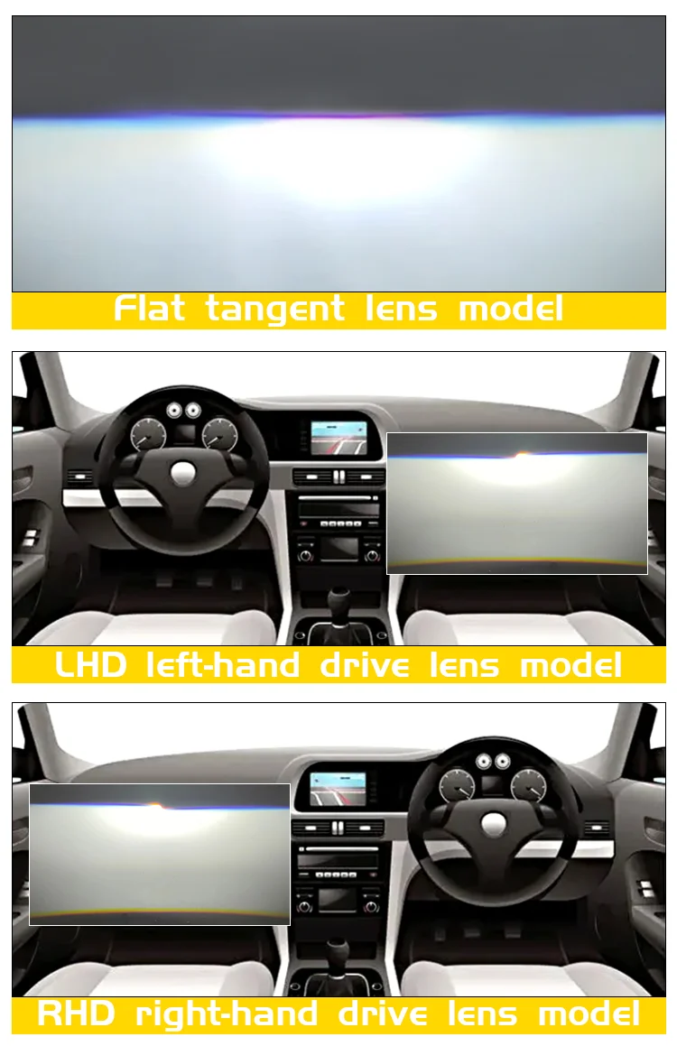 2.5 Inch S8 Bi-LED Projector Lens Headlight 40W 5500K Universal Fit ...