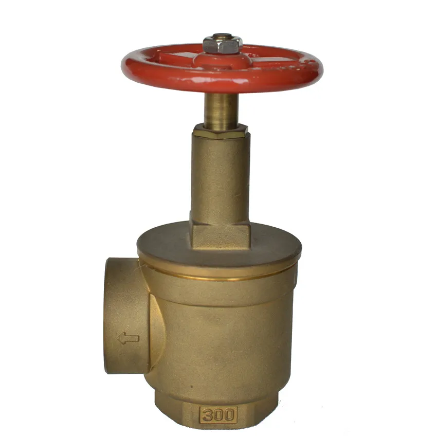 UL/FM Fire Hydrant Hose Water Valve 2.5" Brass Right Angle Landing ...