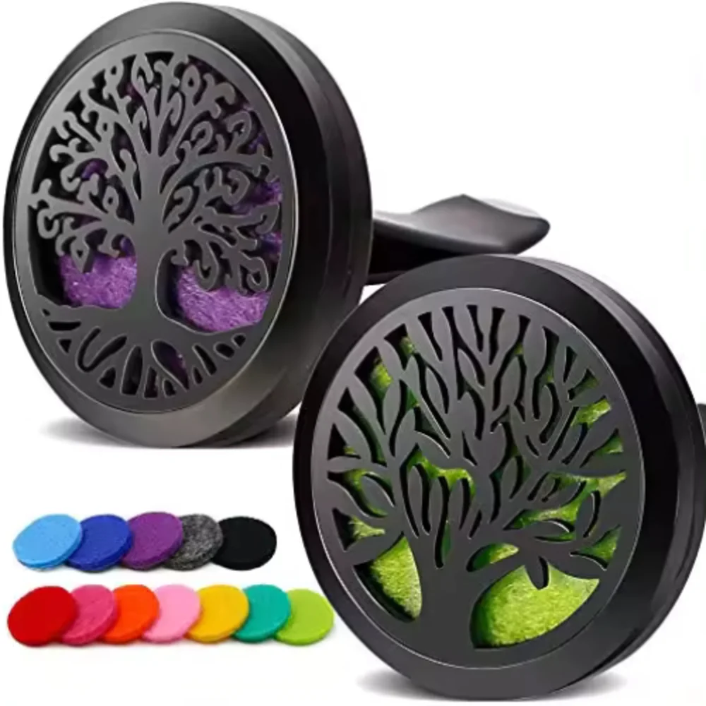 Magnetic Plain Diffuser 316l Alloy Black Tree Of Life Car Diffuser ...