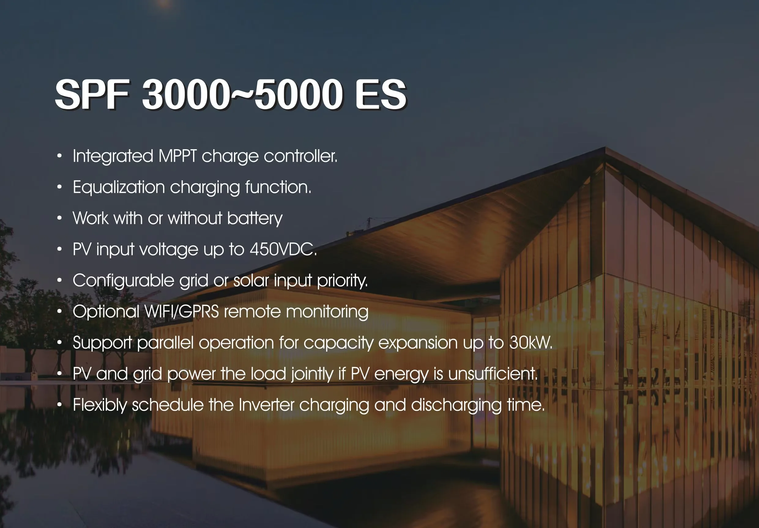 Growatt 48v Spf 5000 Es Single Phase Solar Inverter Growatt Hybrid Off ...