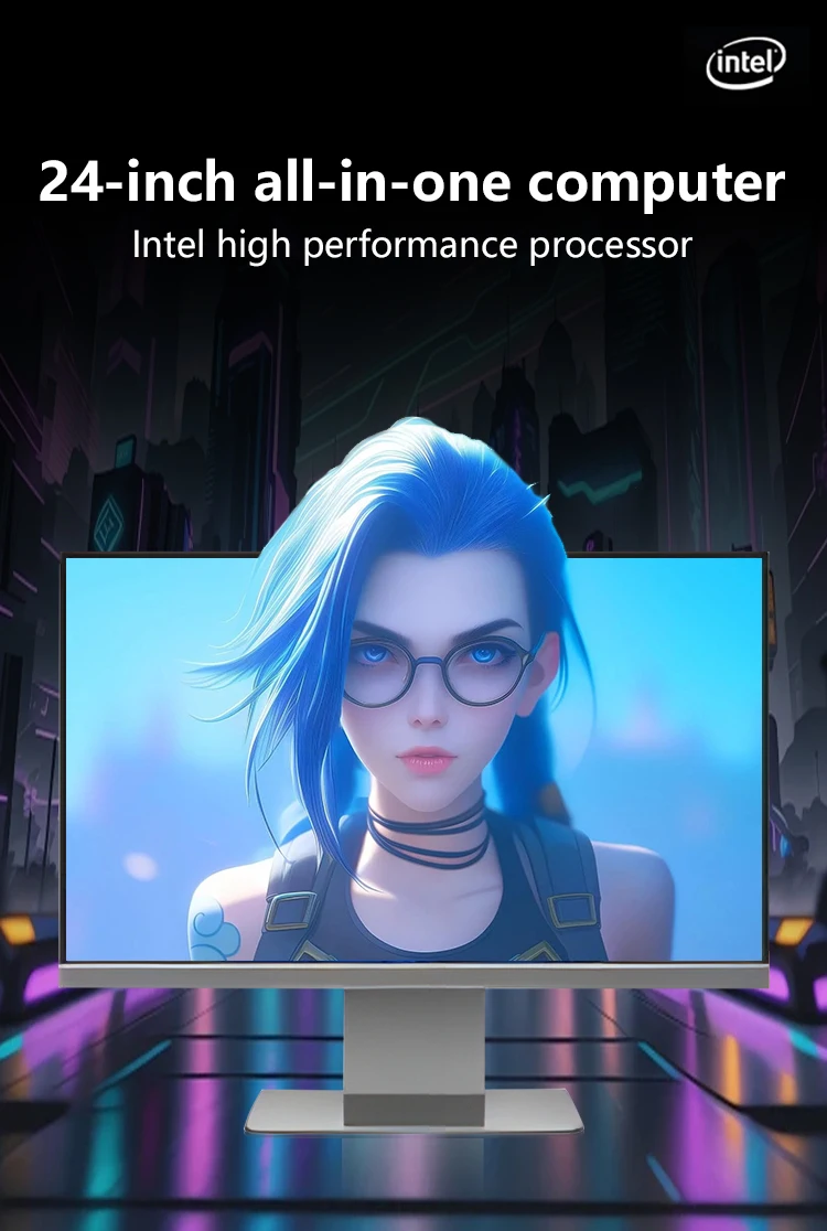 24 Inch I5-12450H RAM 8GB SSD 256GB Best Desktop All-in-one Computer ...