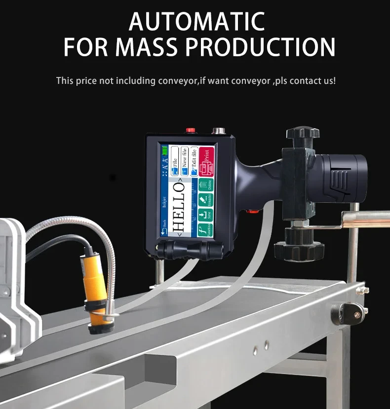 Handled Inkjet Printer Logo Portable Printing Machine Mini Printer ...