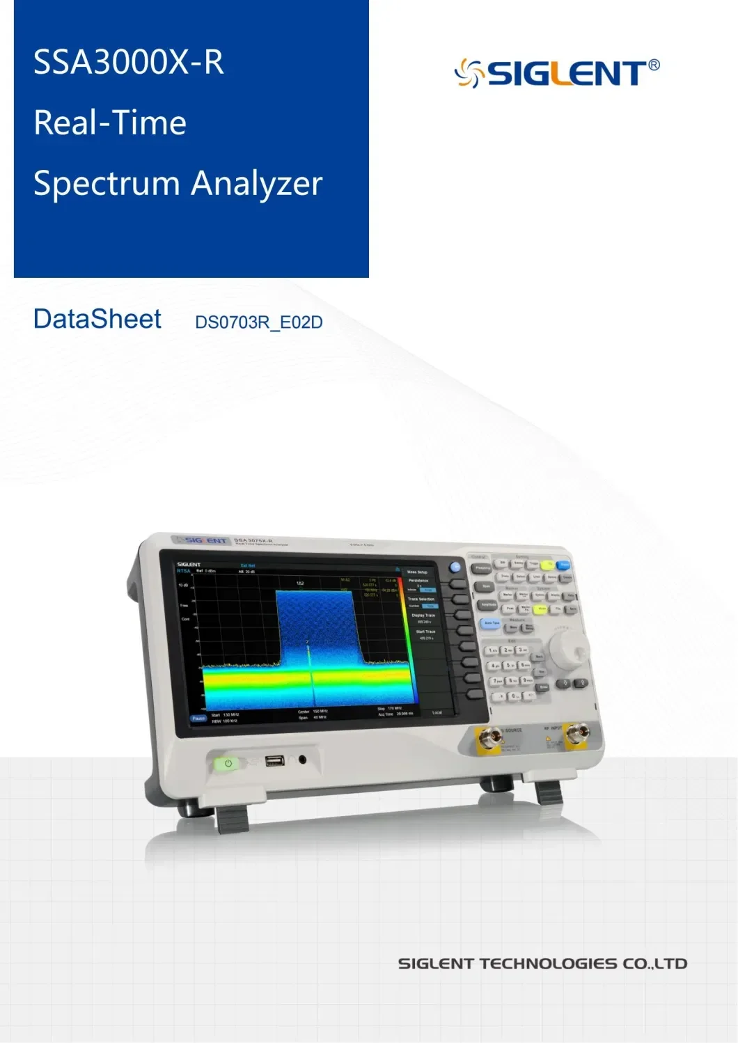 Siglent SSA3000X-R Real-Time Spectrum Analyzers for RF Measurement