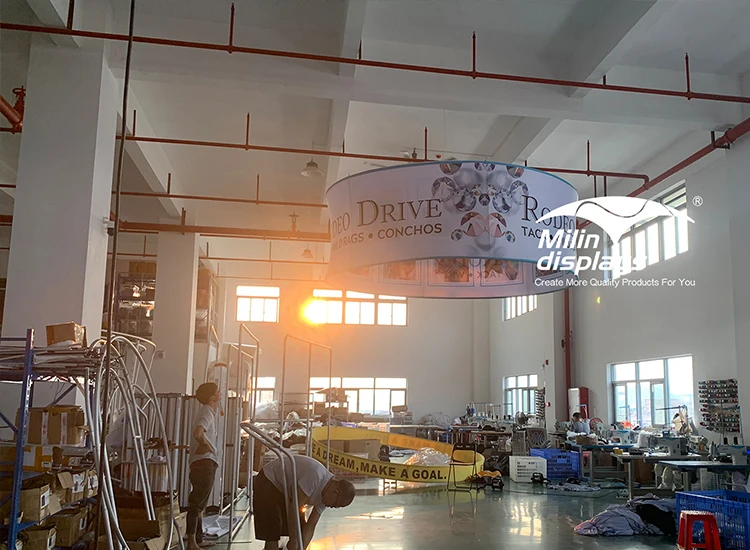 Trade Show Hanging Sign Ceiling Banner - Lightweight & Customizable