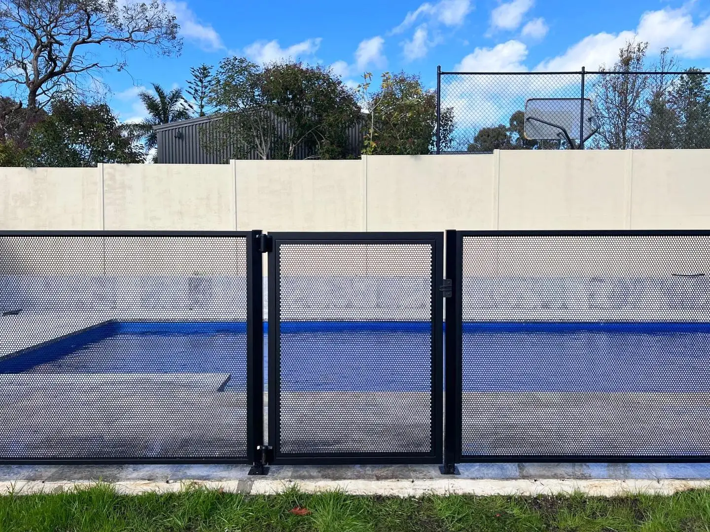 Perforated Pool Panel 2meter Kit - Durable Aluminium Mesh