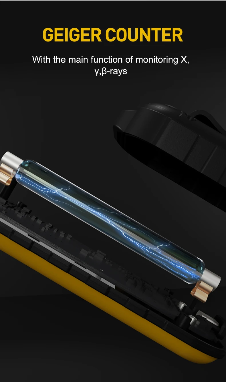 Bosean FS-5000 Gamma Beta Radiation Detector - Portable & Reliable