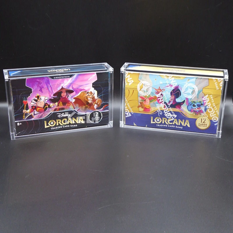 Custom Premium Uv-protected Clear Acrylic Display Case For Lorcana Tcg ...