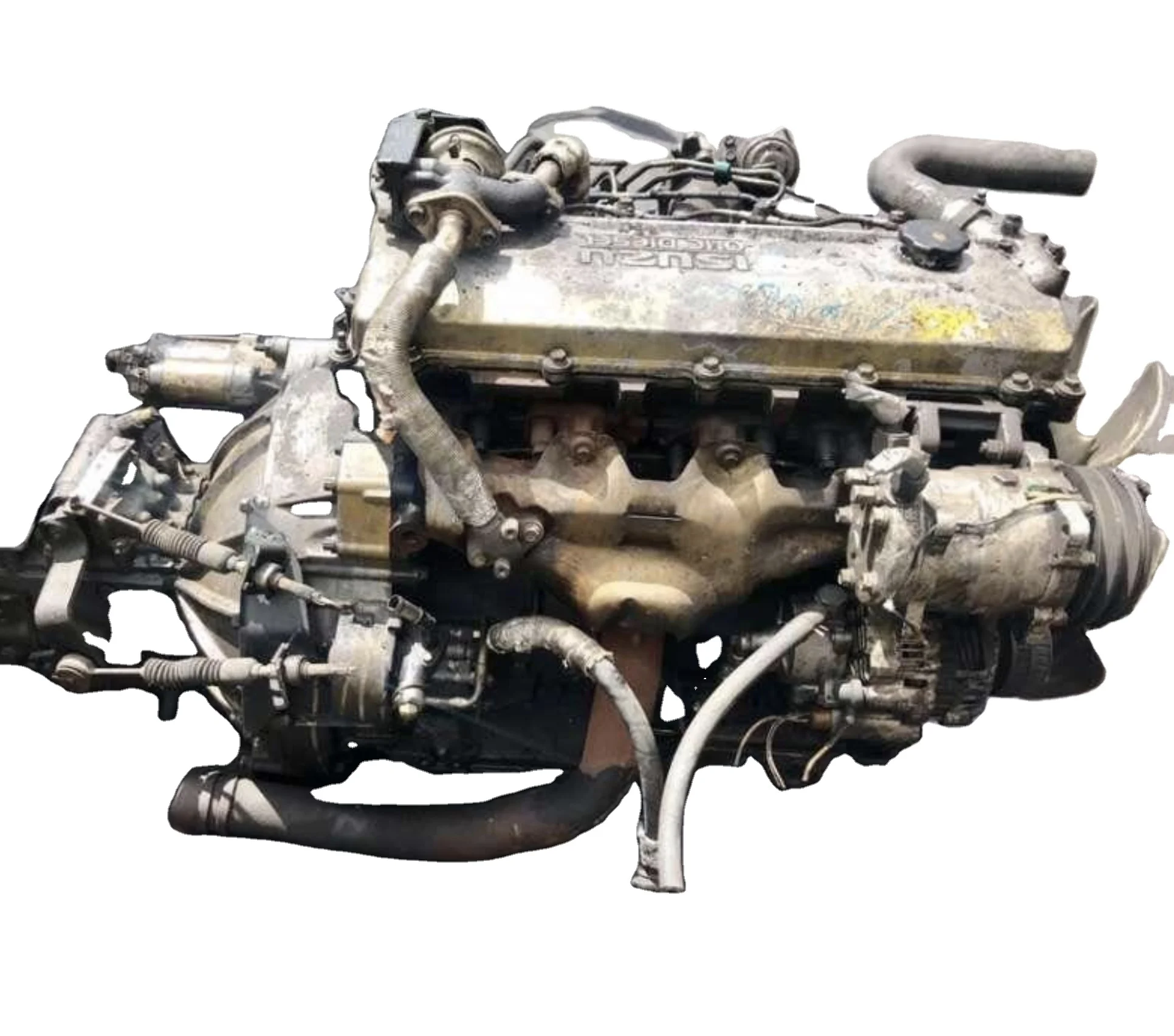Japanese Original Used Engine 4he1 4hf1 4hg1 4hk1 4 Cylinders Engine ...