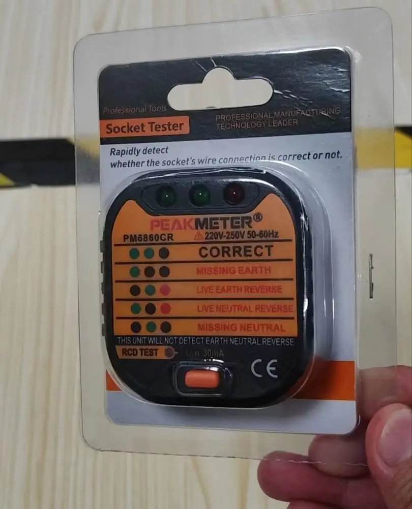 Earthing Socket Tester For Us Uk Eu Au Outlet For Choose Grounding ...