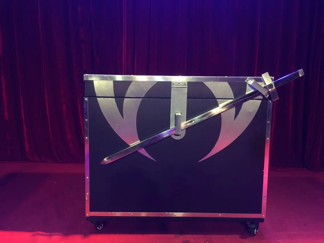 Large Stage Illusions Conjure Up A Human Box Magic Equipment Magic Prop ...