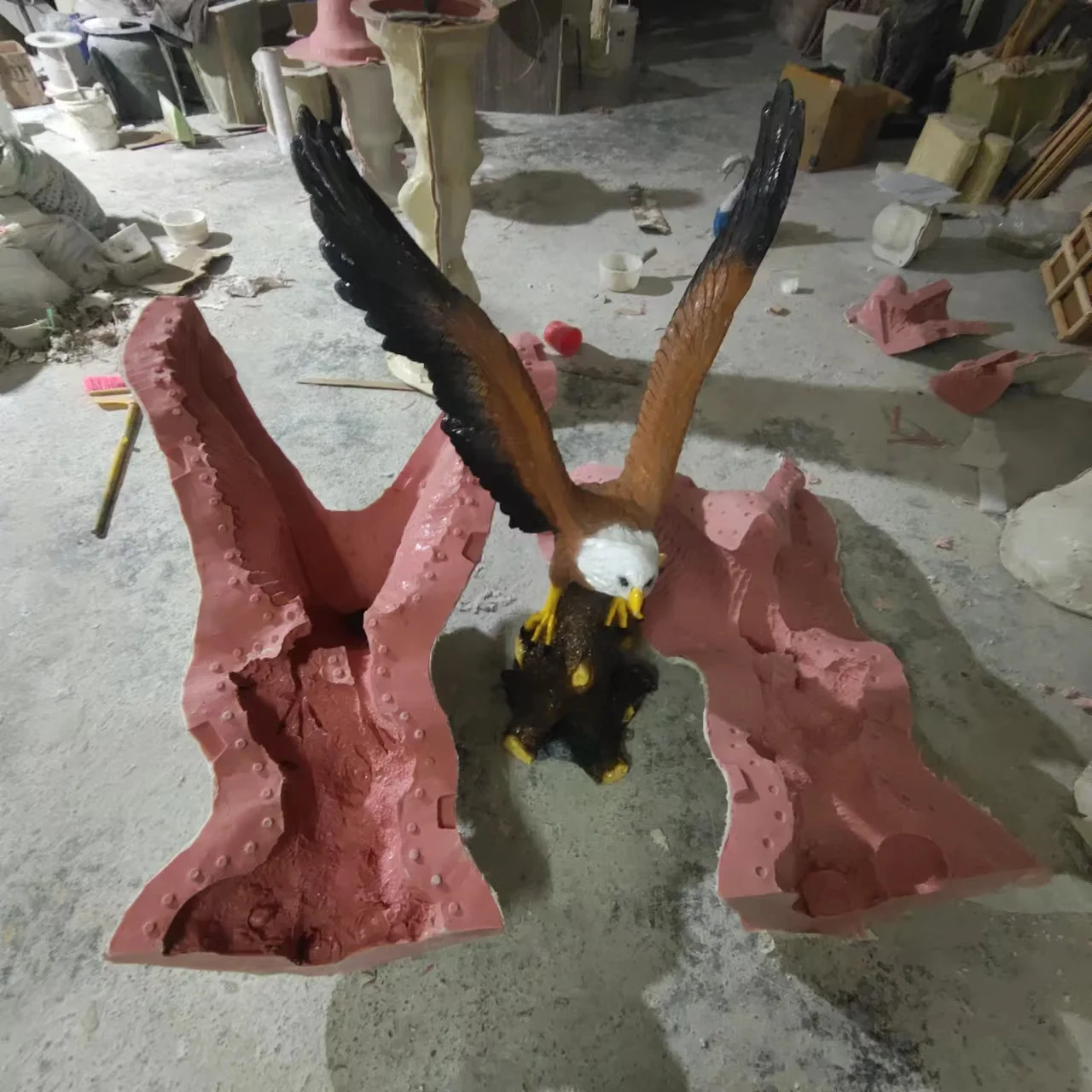 Large Concrete Garden Eagle Statue Molds - Durable Fiberglass ...