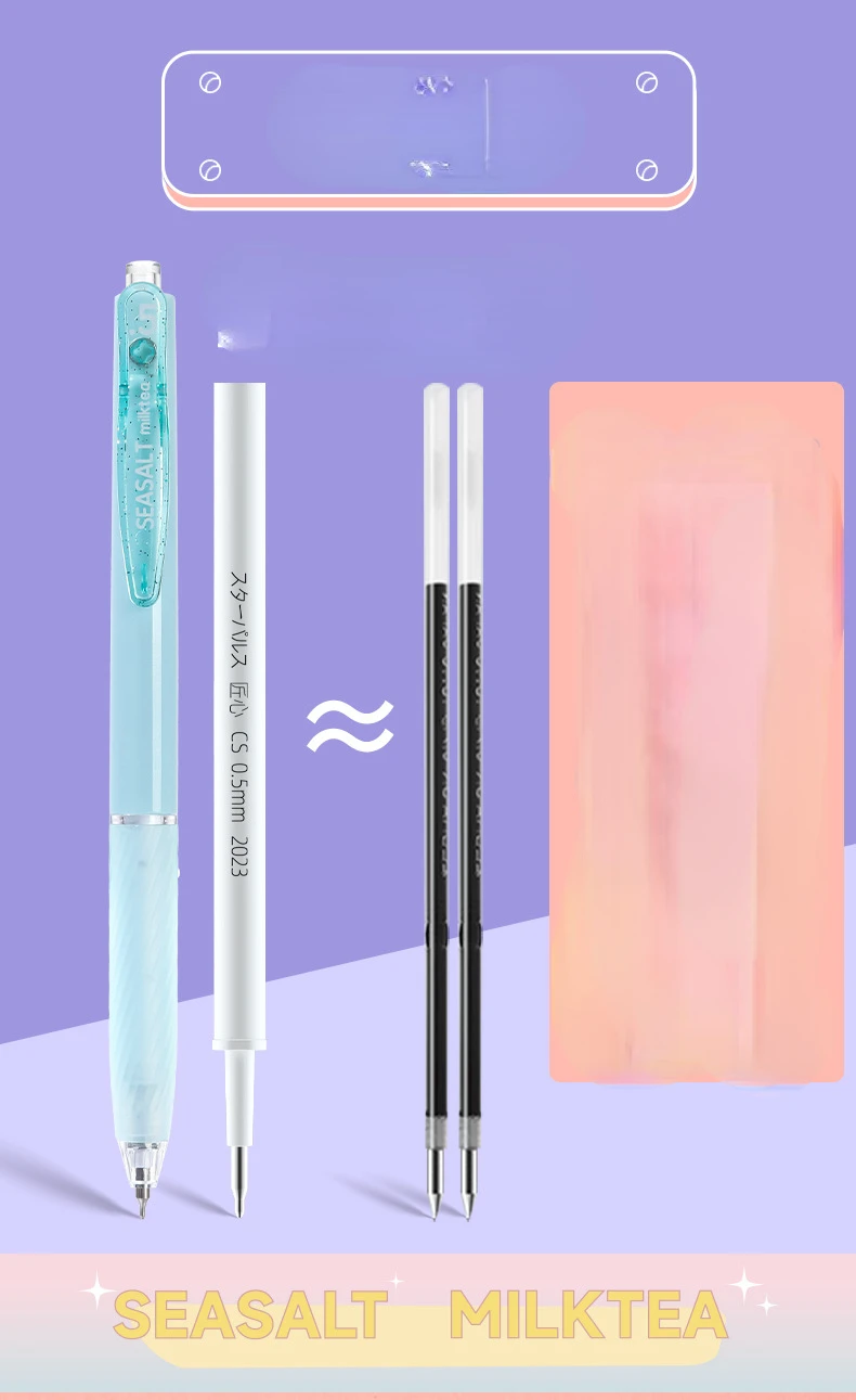 Fresh And Exquisite Meet The Sea Of Flowers Gel Pen Creative Pen Clip ...