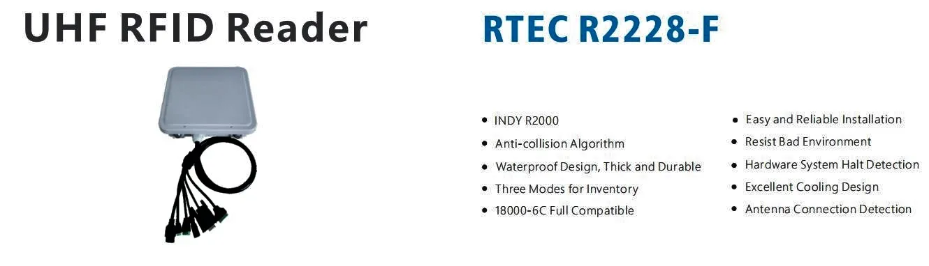 Ip67 Long Range Uhf Rfid Reader With Integrated Antenna With Free Sdk ...