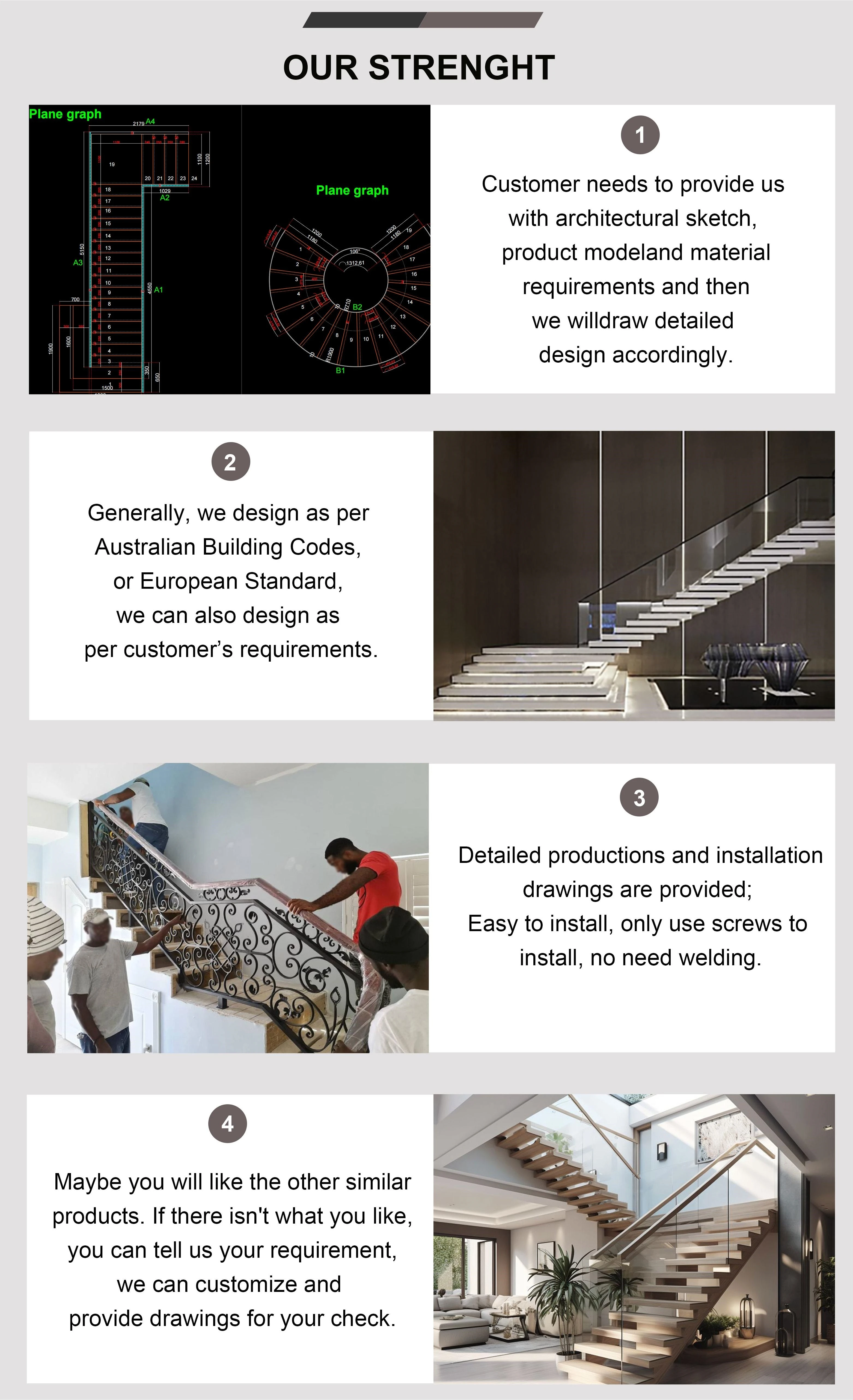 Modern Wood Stair Design - Durable & Stylish Solutions