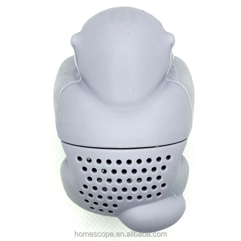 Cartoon Dinosaur Otter Silicone Tea Steeper Funny Poop Cute Animal ...