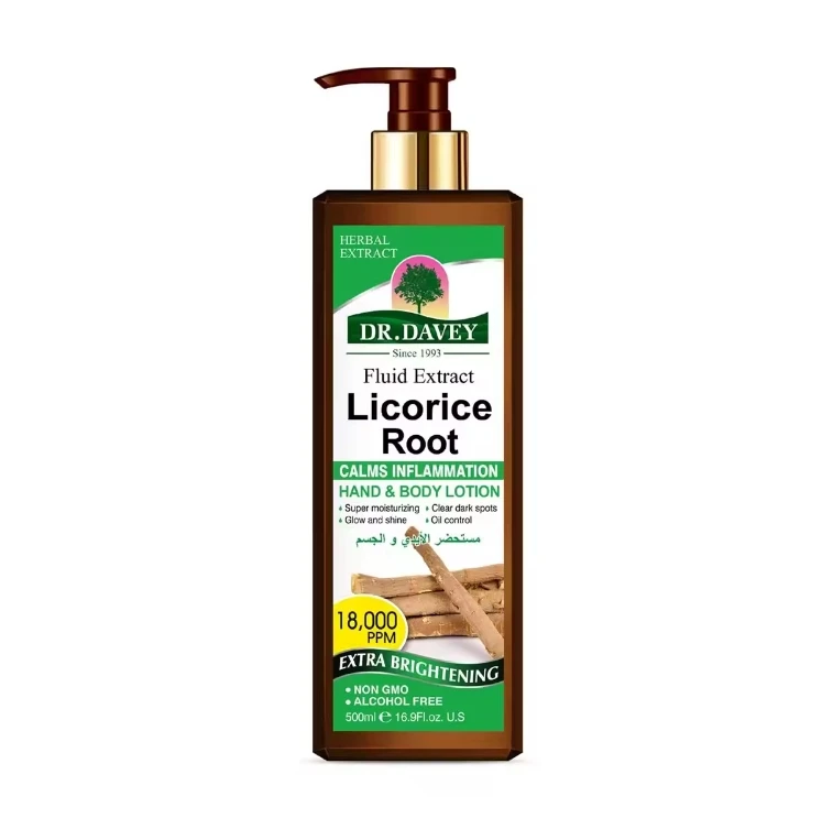 DR.DAVEY Licorice Root Body Lotion Skin Whitening Lightening ...