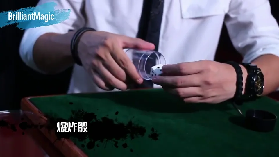 Magic Dice Bomb Easy And Classic Single Magic Trick Toy Black Dices ...