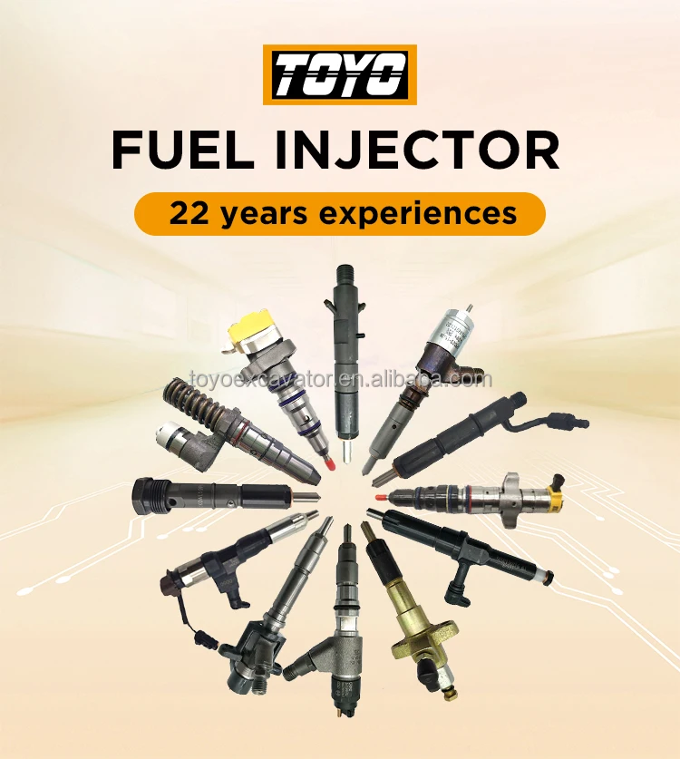 Excavator Engine Parts C9 Fuel Injector Set 10r2828 10r7221 328-2578 ...