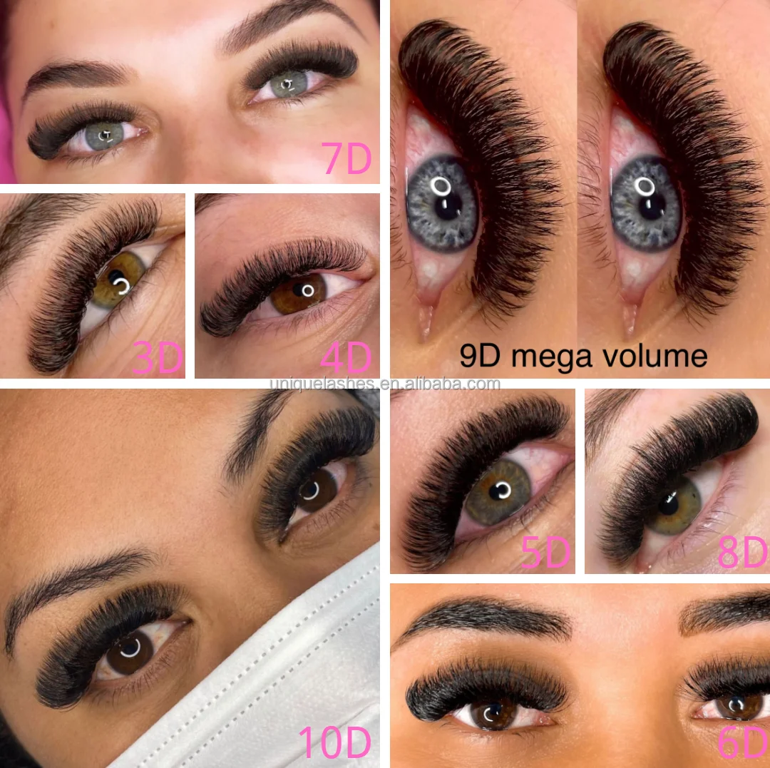 Professional Korean Pre Made Fan Eyelashes 10d Standard Tray Premade ...