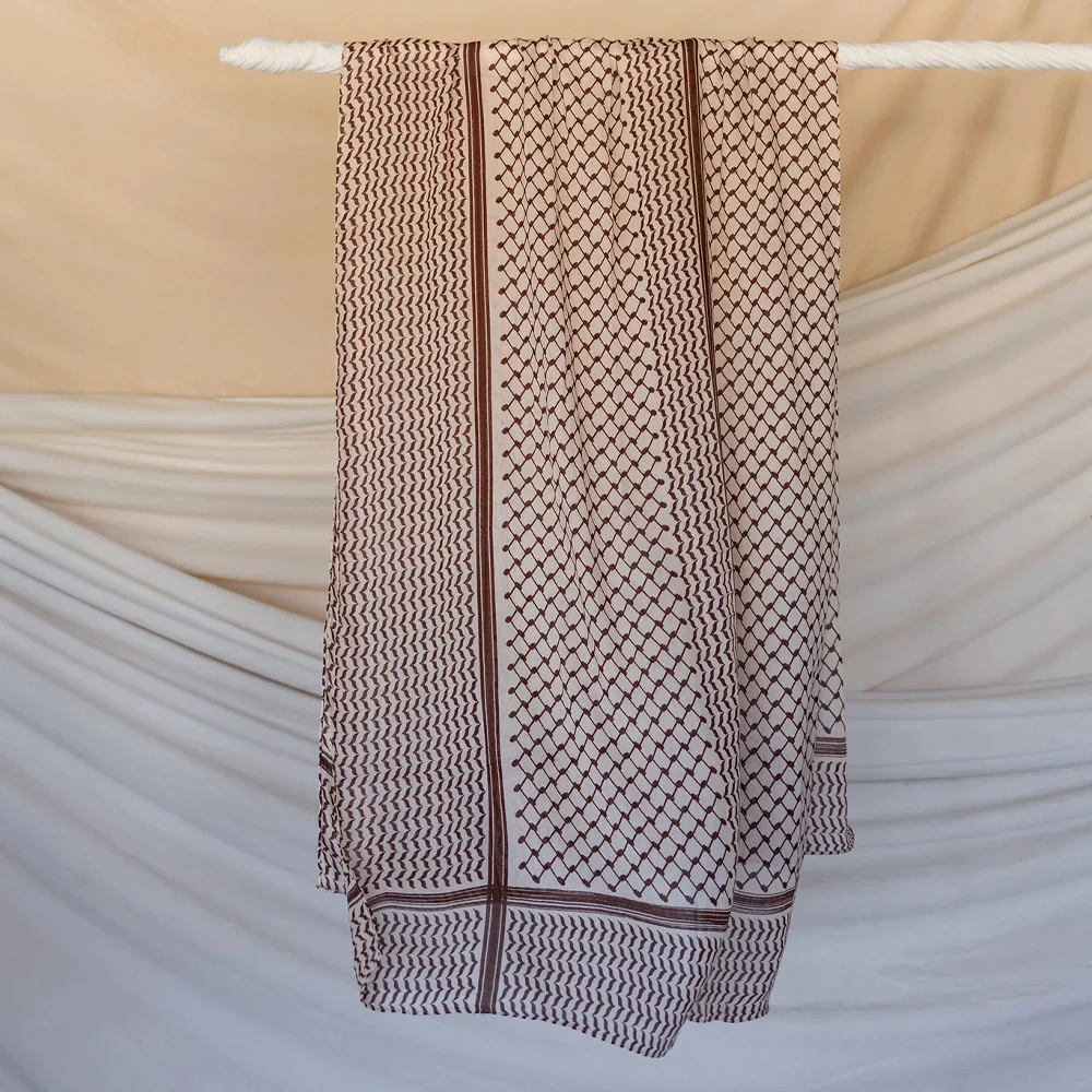 2024 Hot Online Shopping Usa Print Keffiyeh Scarf Ethnic Long Chiffon ...