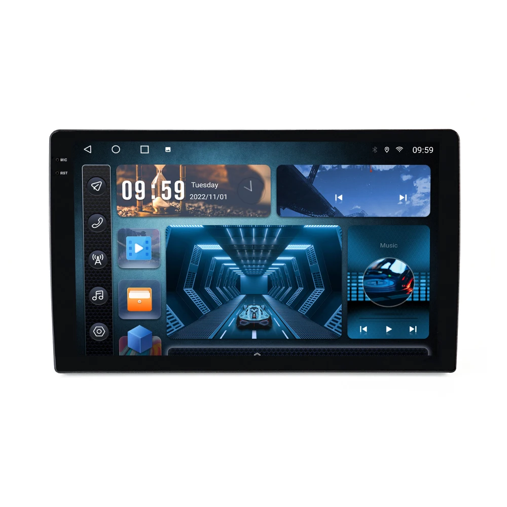 Universal Touch Screen Gps Radio Stereo 10.36 Inch 2k Screen Car Video ...