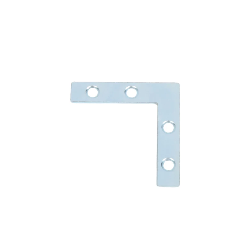 Flat ''l'' Shape Corner Brace Zinc Plated Steel Corner Bracket Flat ...
