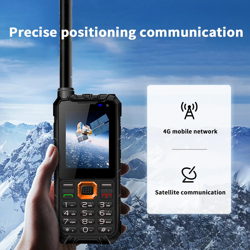 Ecom Wireless GPS VHF UHF Radio - Rugged Waterproof Satellite Phone