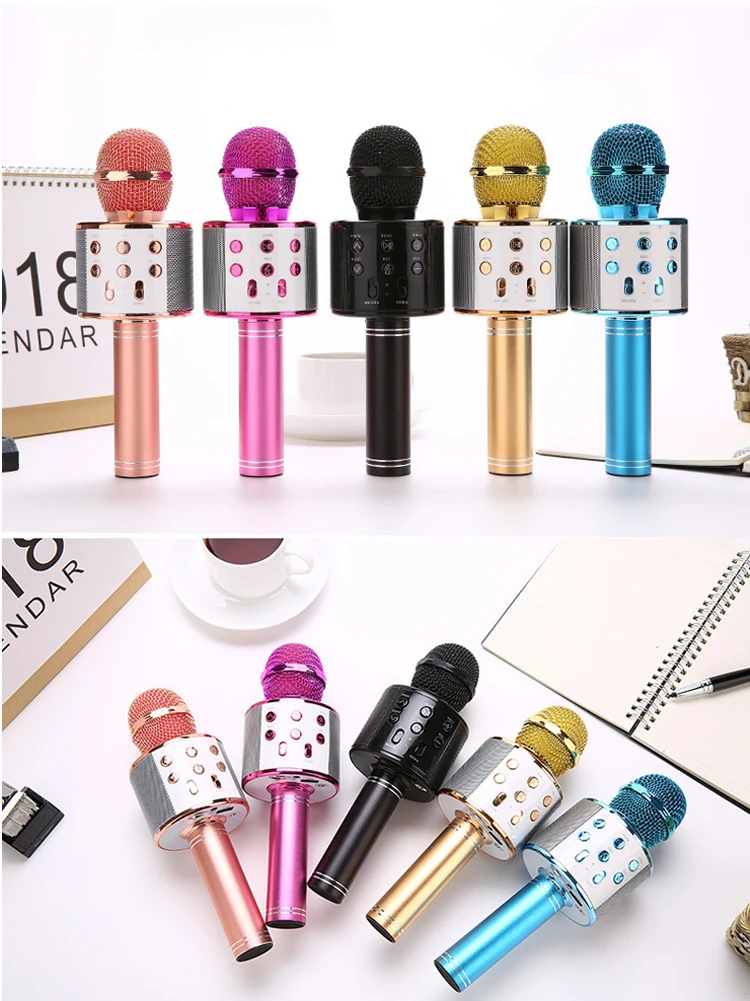 Professional Usb Handheld Wireless Microphone Speaker For Home Ktv ...