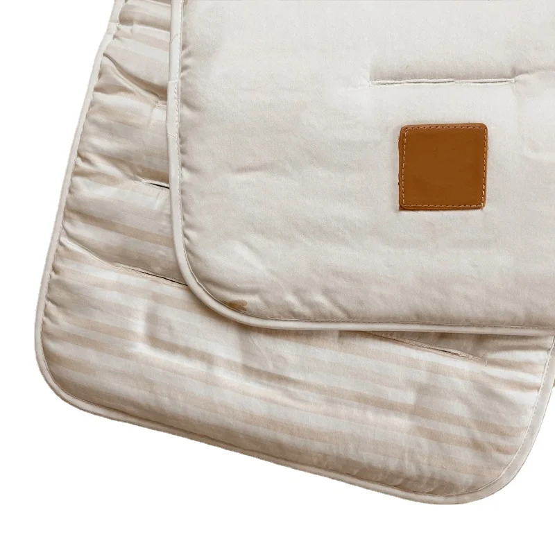 hypoallergenic sustainable premium linen quilted baby change mats 100% ...