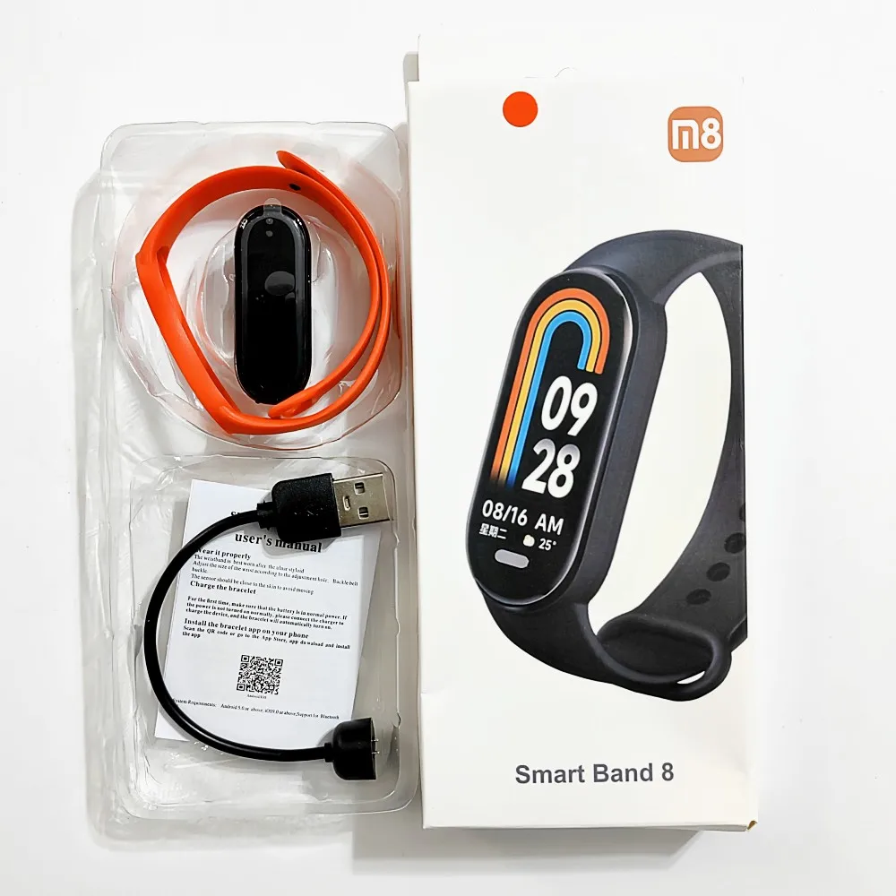 M8 Smart Band - Health Fitness Tracker with IP67 Waterproof