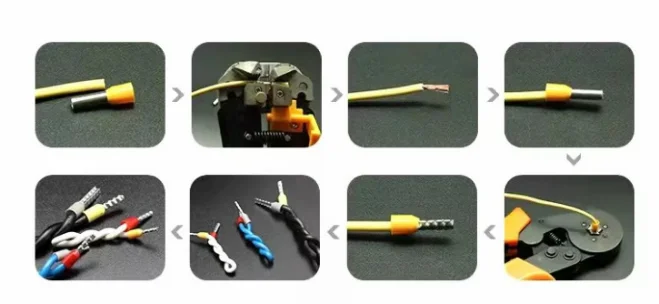 CNBX Copper Wire Ferrules Kit - 1200PCS Crimping Tool Set